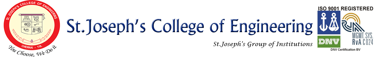 St. Joseph's College of Engineering (SJCOE), Chennai, Tamil Nadu ...