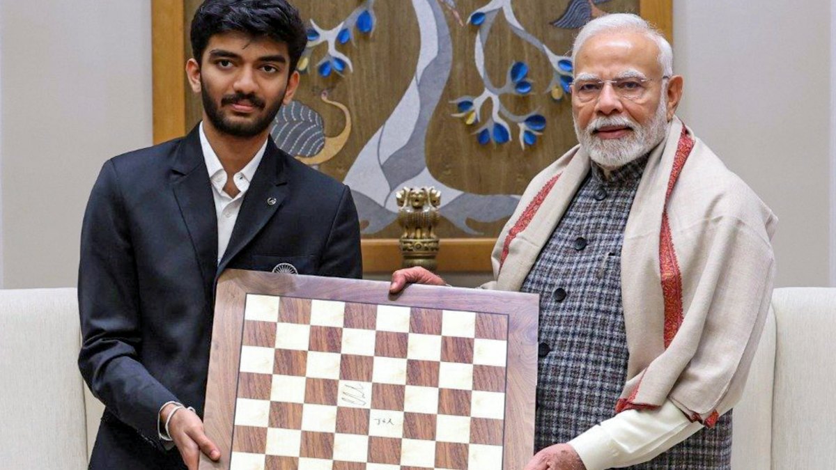 चेस चैंपियन गुकेश डी ने प्रधानमंत्री से मुलाकात की, पीएम मोदी ने कहा ...