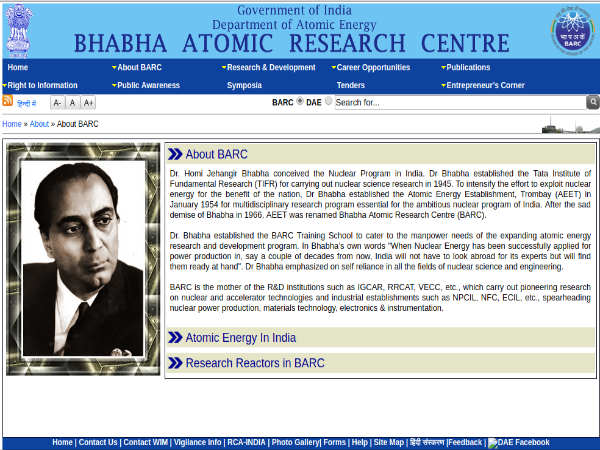 BARC Recruitment 2019 For 92 Assistant Security Officer And Security ...