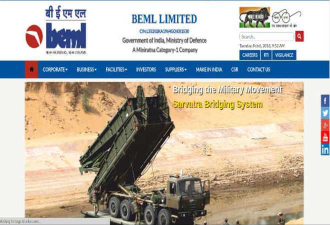 BEML Recruitment 2020 For DGM, GM, Sr. Manager And Manager Posts, Apply ...