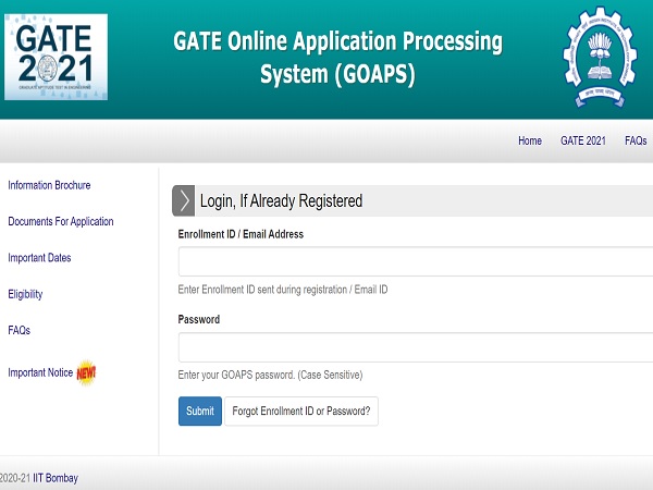 GATE 2021 Answer Key: IIT Bombay GATE Answer Key 2020 Official ...