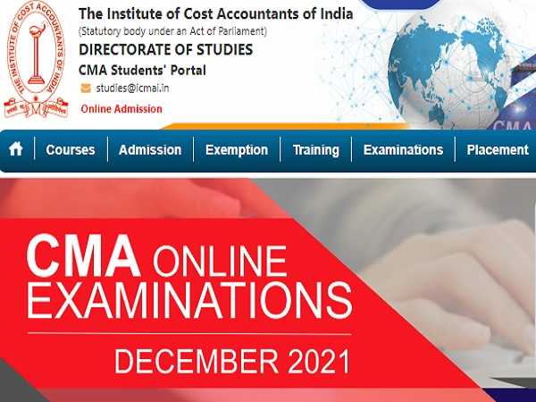 ICMAI CMA Admit Card 2021 Released For December Session At icmai.in ...
