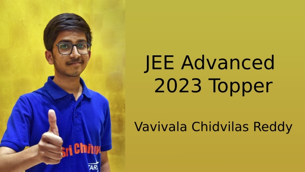 Vavilala Chidvilas Reddy from Hyderabad Zone Secured all-India rank (AIR) 1: Top 10 Toppers List ...