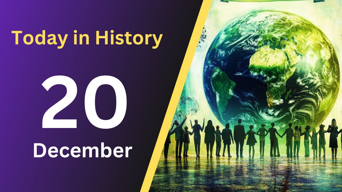 Historical Events, Births, and Deaths on December 20, Today in History ...